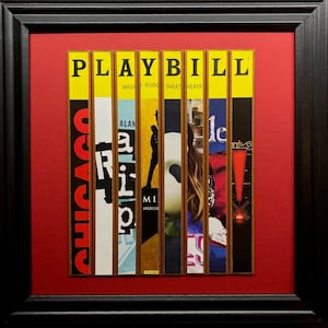 Custom Broadway Playbill Framed Art Collage - Personalize It! - Etsy