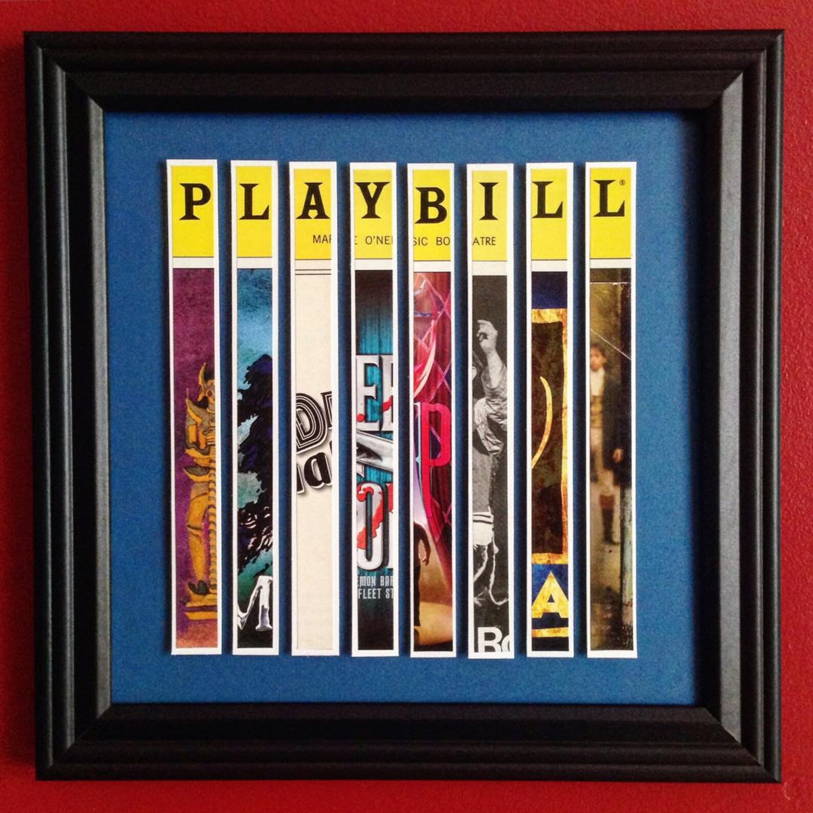 Custom Broadway Playbill Framed Art Collage Personalize It | Etsy Canada