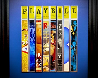 Custom Broadway Playbill Framed Art Collage Personalize It - Etsy