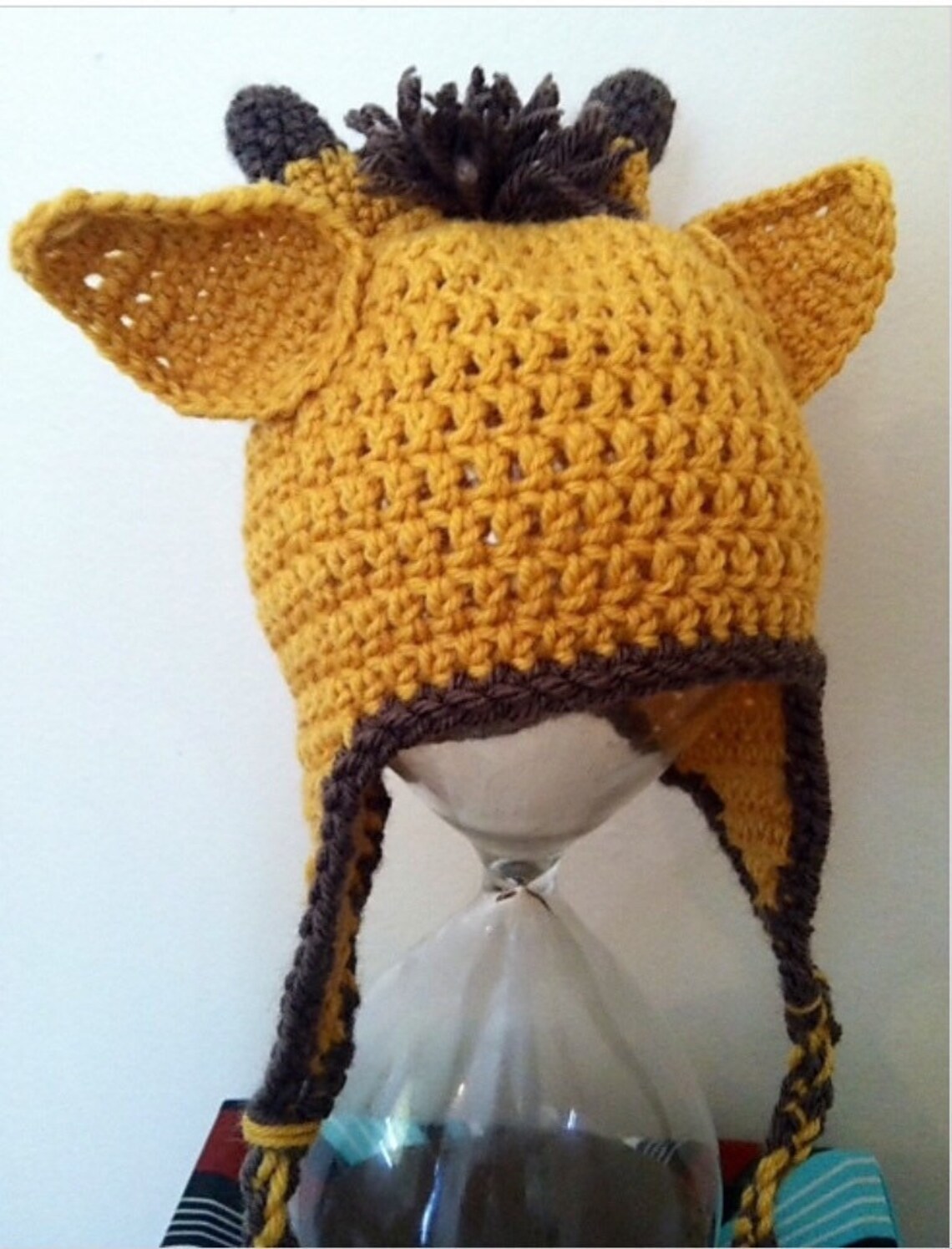 Giraffe Crochet Hat Pattern, New Born Hat Pattern, 3-6mo Hat Pattern ...