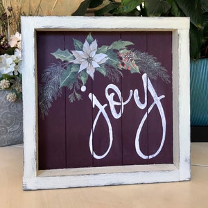 Upcycled Vintage Shadow Box / Farmhouse Decor Cottagecore Shelf Sitter ...