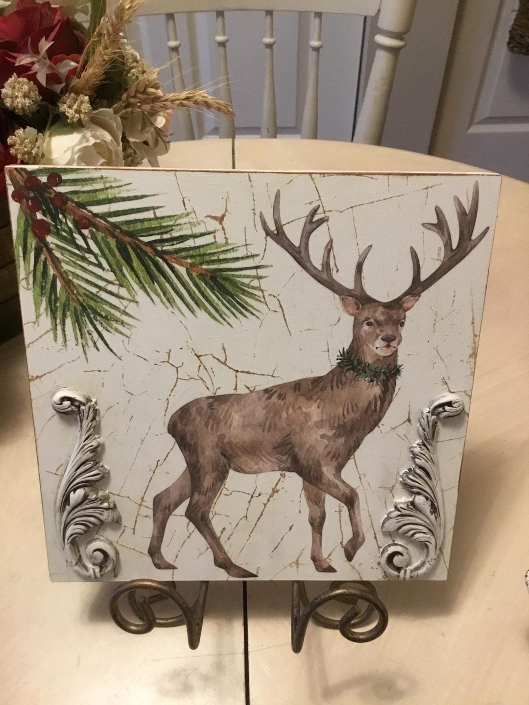 Rustic Deer Print - Etsy