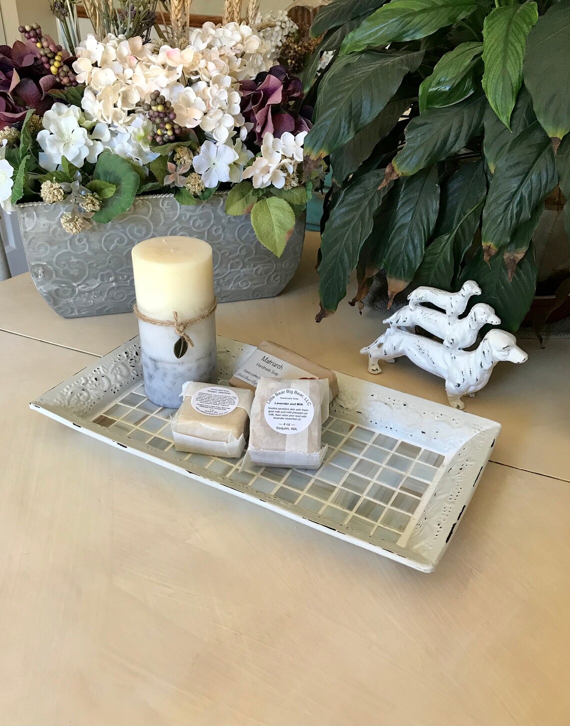 Upcycled Vintage French Country Tray / Farmhouse Cottage Style - Etsy