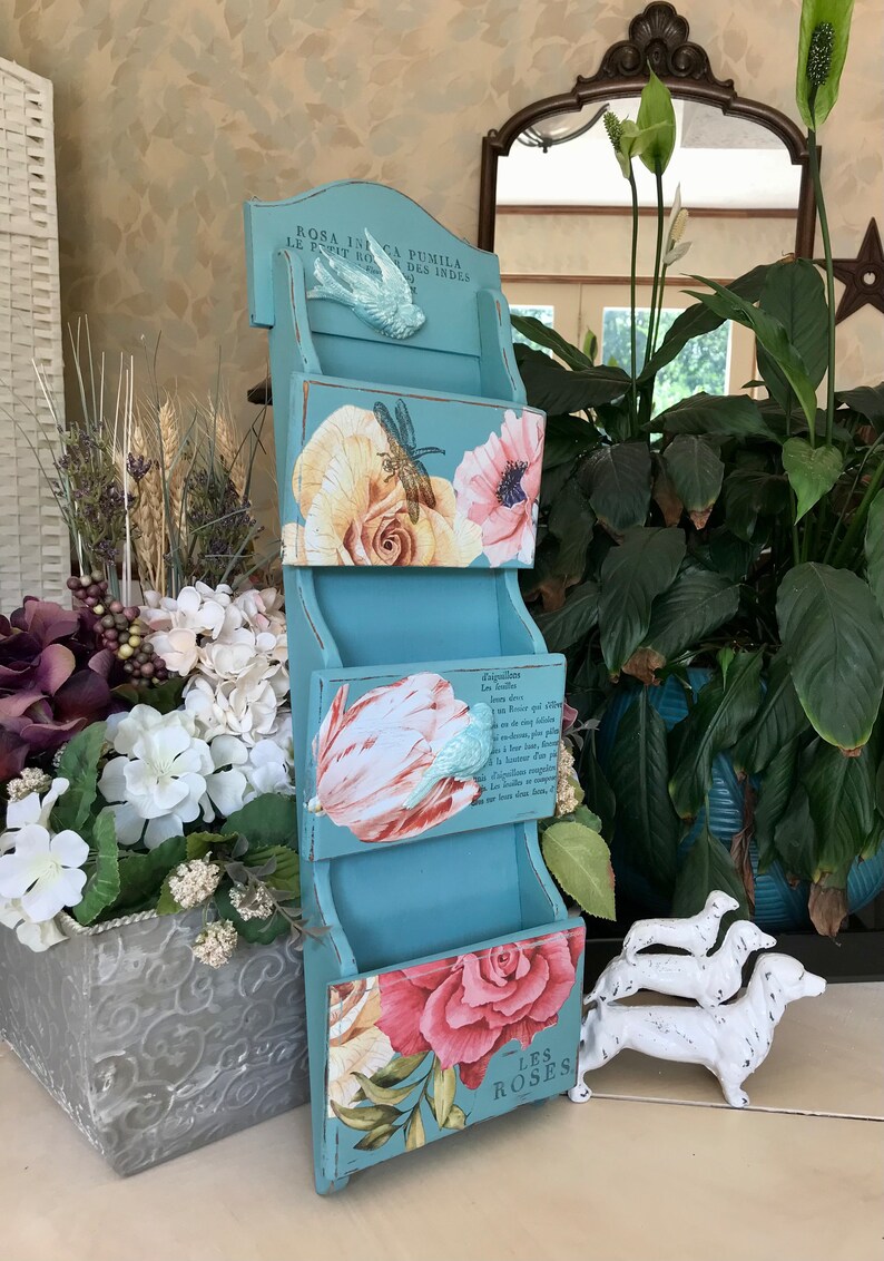 Upcycled Vintage Letter Wall Organizer / Cottagecore Farmhouse - Etsy