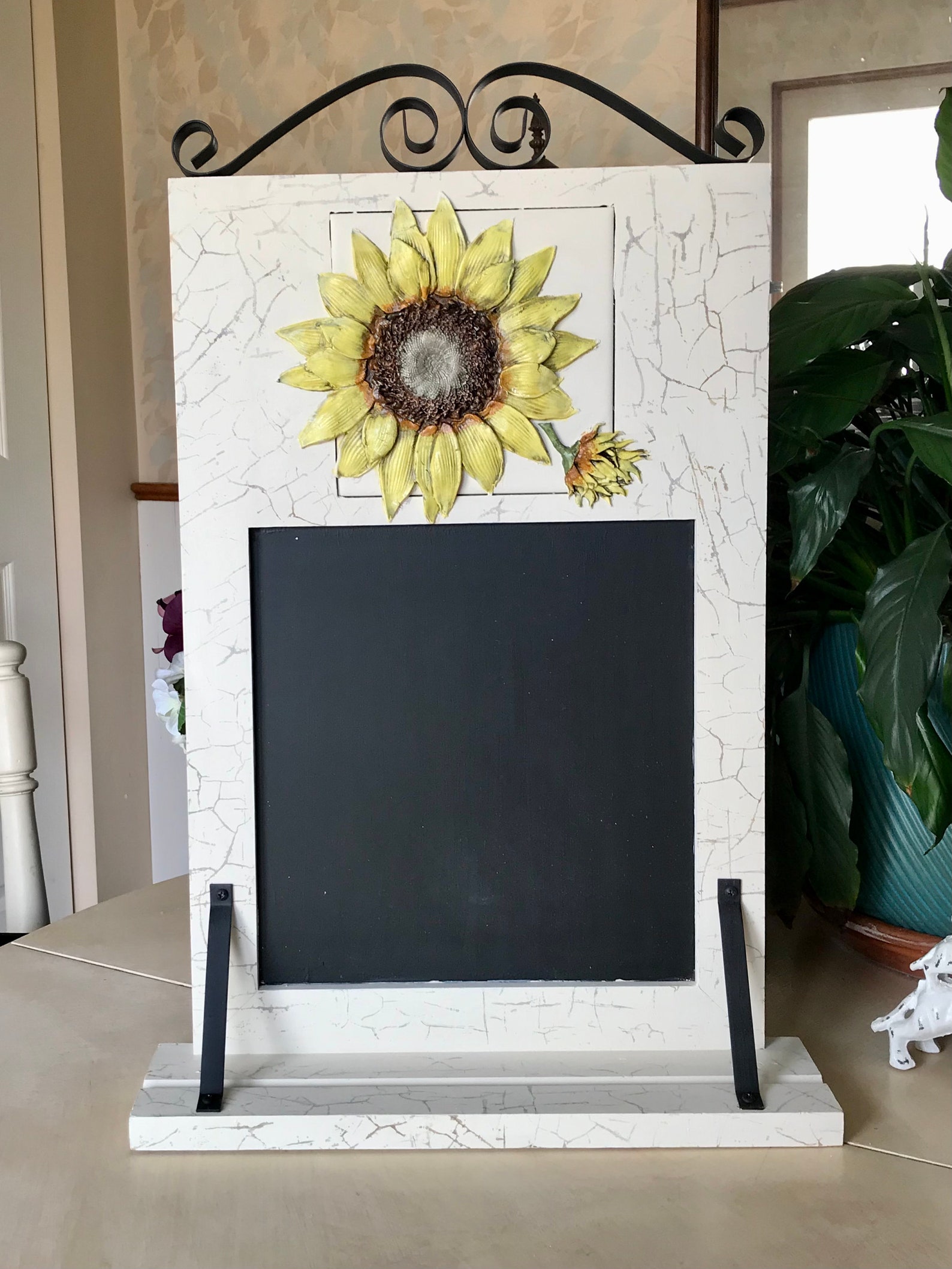 Upcycled Vintage Chalkboard/ Farmhouse Cottage Style Shabby Chic Wall ...