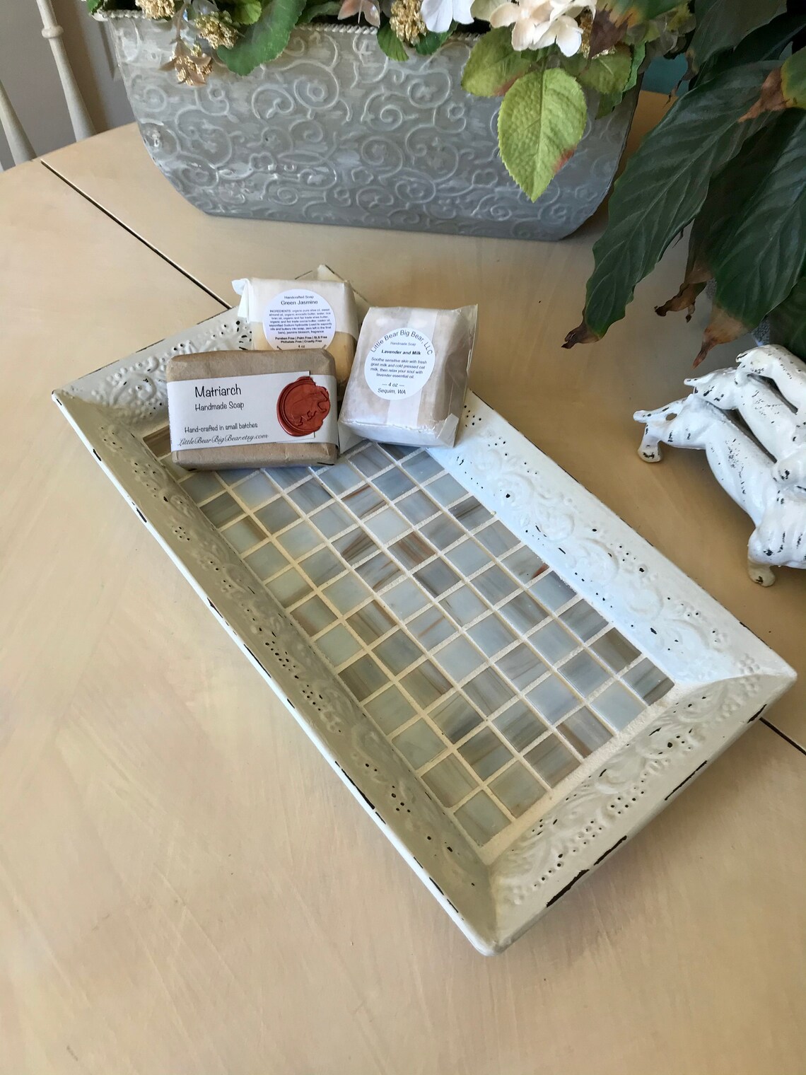 Upcycled Vintage French Country Tray / Farmhouse Cottage Style - Etsy