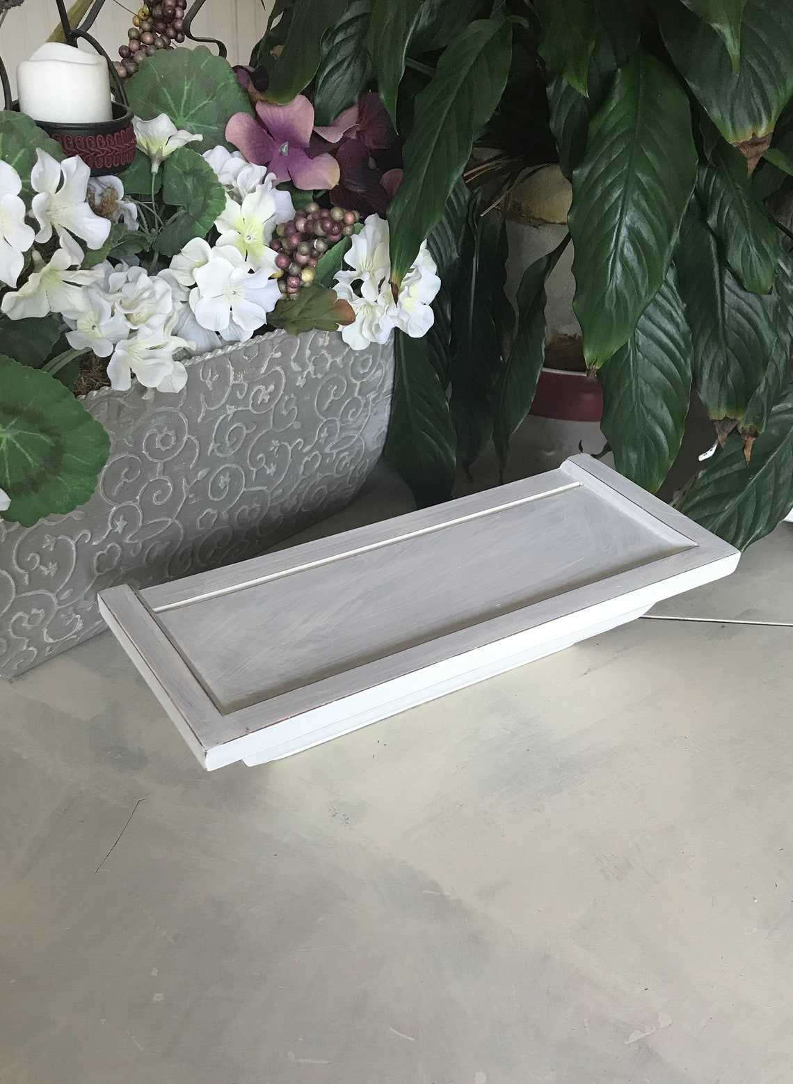 Upcycled French Country Wall Shelves / Vintage Shabby Chic Wall Decor ...