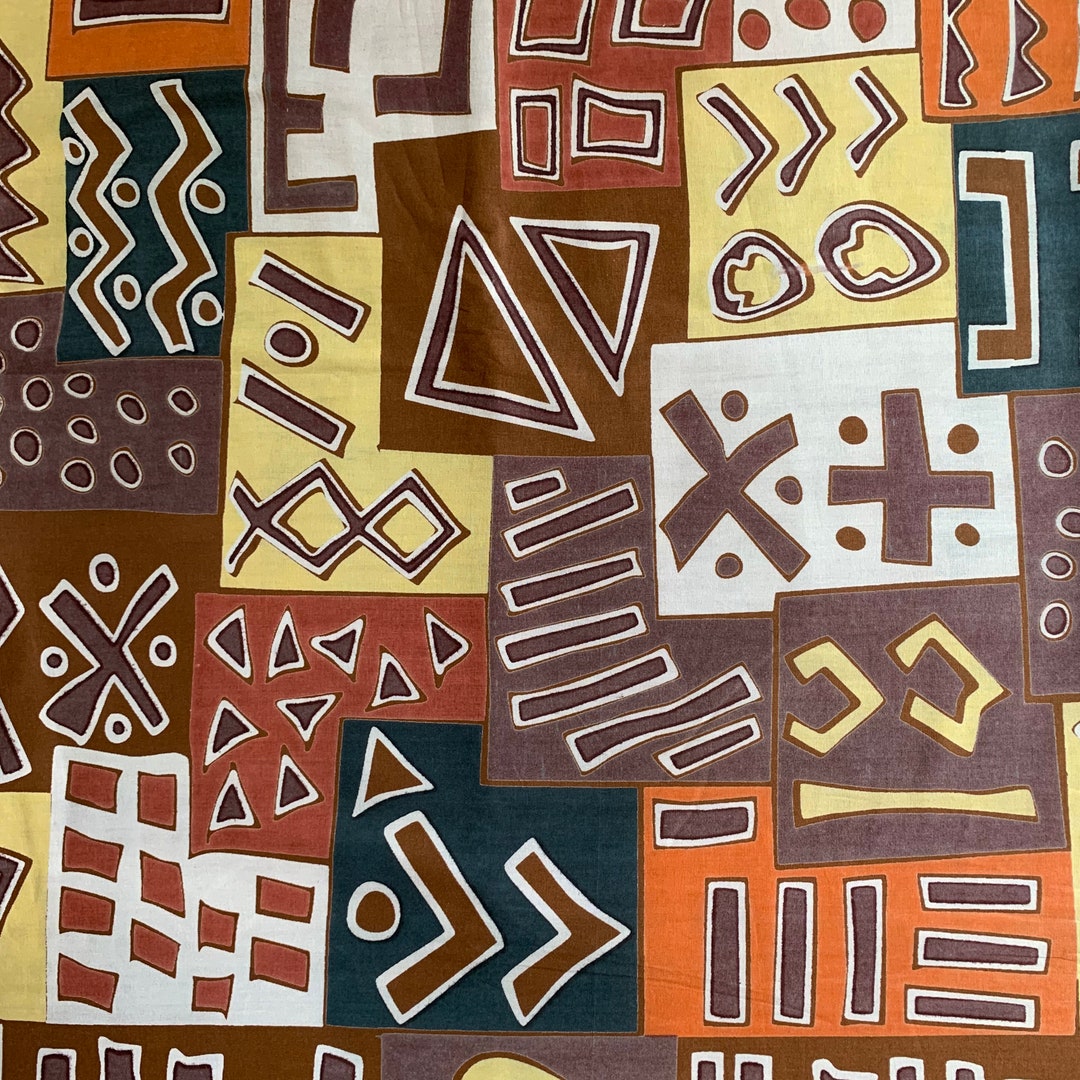 African Print Fabric, Ankara Print Fabric, Mudcloth Fabric, Angola ...