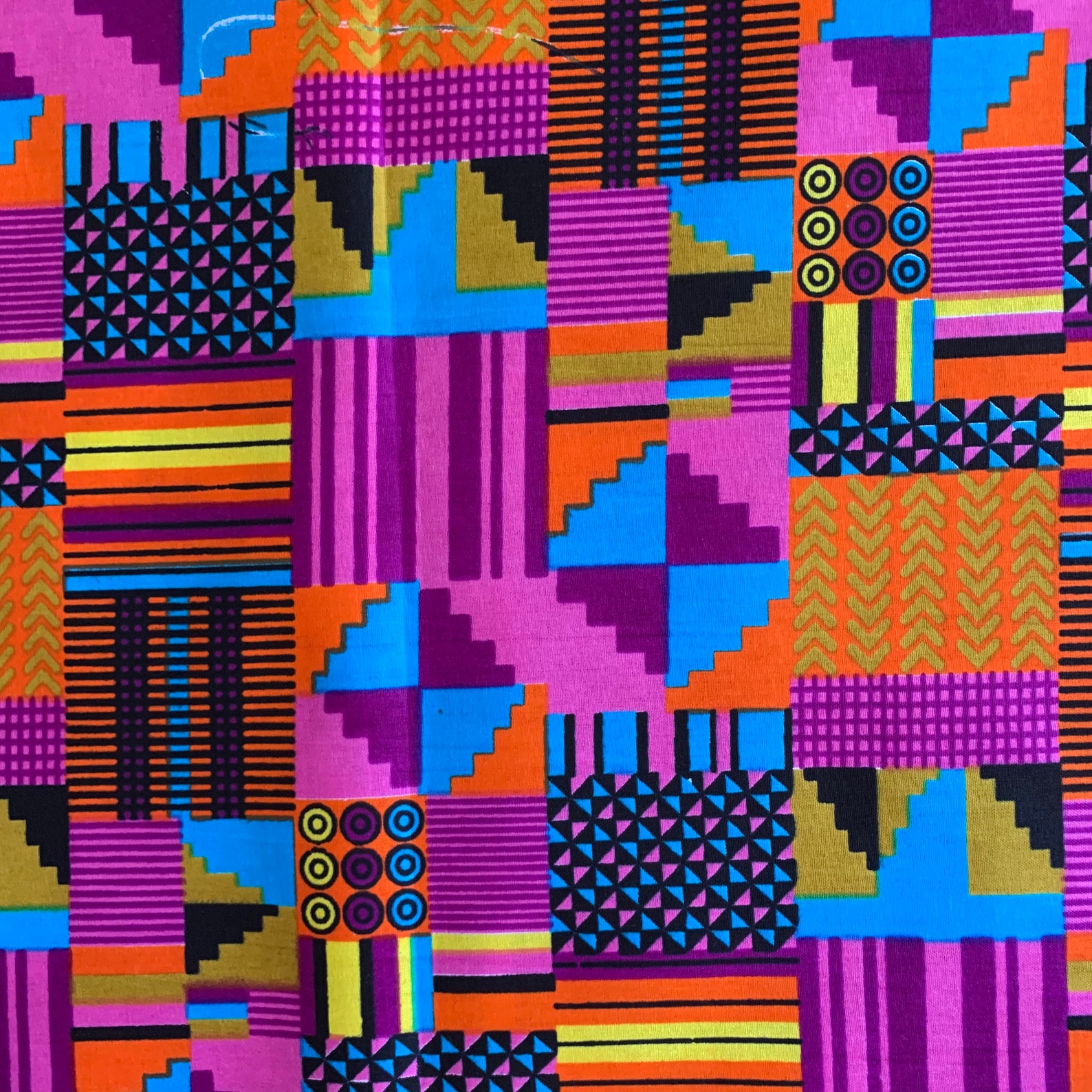 Kente Print Fabric, Kente Fabric, Ankara Print, Kente Cloth Fabric ...