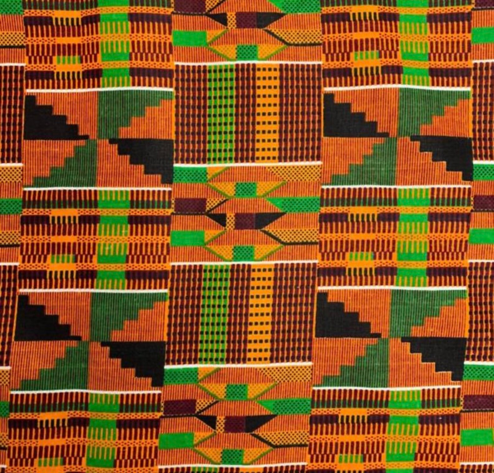 Kente Print Fabric Kente Print Kente Fabric Kente Material - Etsy
