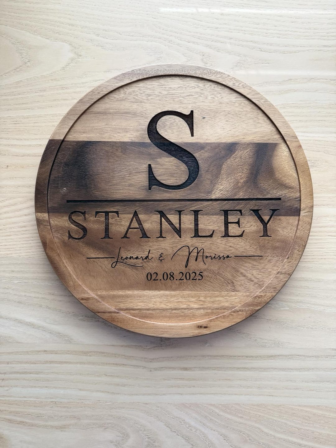 Personalized Engraved Lazy Susan | Wedding Gift | Engagement Gift ...