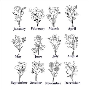 Personalized Birth Month Name Announcement Sign | Birth Announcement ...