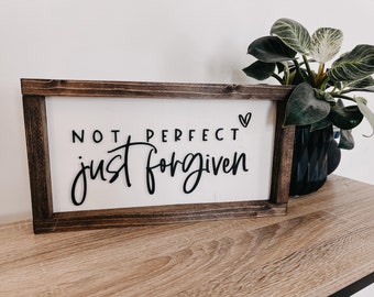 Forgiven Sign - Etsy