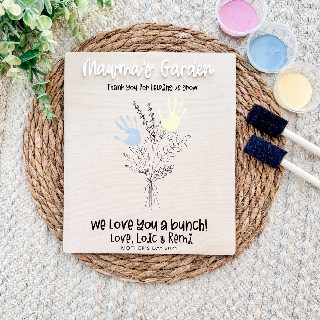 DIY Mother's Day Handprint Sign | If You Were a Flower | Hands Down ...