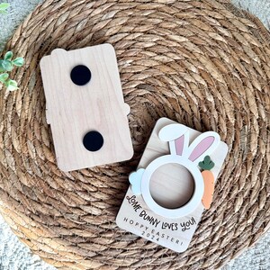 Some Bunny Loves You Magnetic Picture Frame | Easter Gift From Kids ...