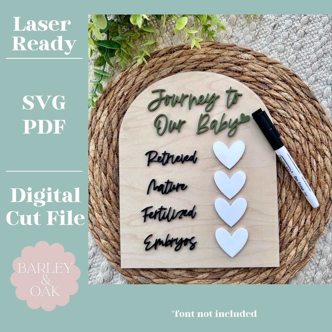 IVF Journey SVG | Making Baby Sign Svg | Journey to Our Baby Svg | - Etsy