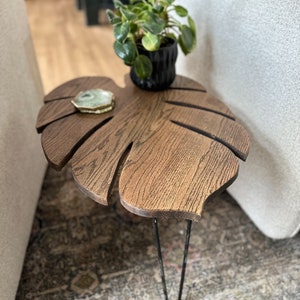 Monstera Leaf Table, Plant Table, Side Table , Coffee Table , Plant ...