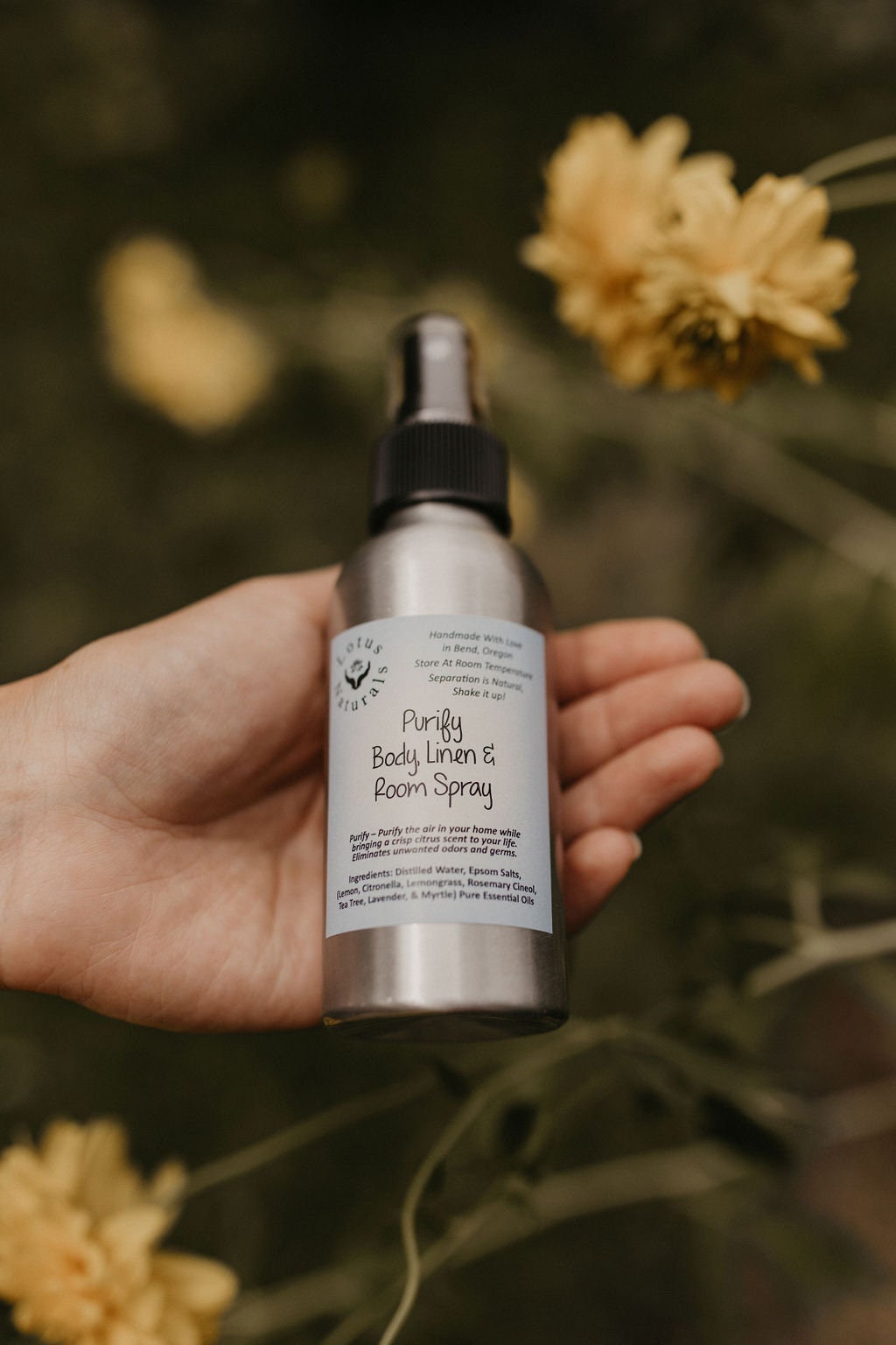 Essential Oil Blend Room Spray, All Natural Aromatherapy Scents ...