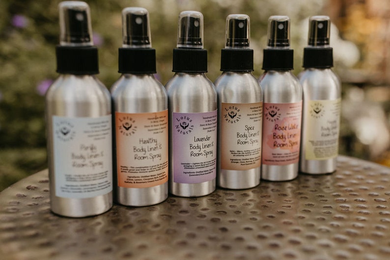 Essential Oil Blend Room Spray, All Natural Aromatherapy Scents ...