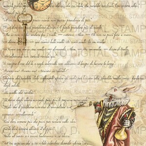 ALICE IN WONDERLAND Scrapbook, Wall Art, Kit Scrapbooking, Digital ...
