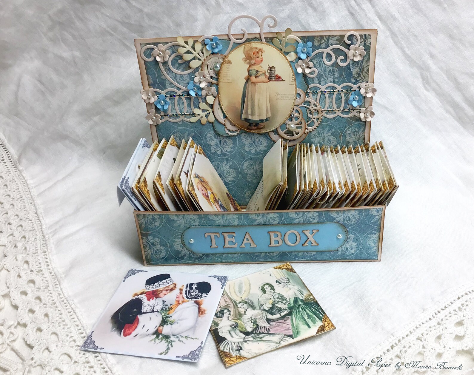 Vintage Tea Party TEA BAG ENVELOPES Printable Tea Bag Holder - Etsy