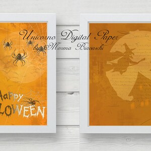 Halloween Paper Pack Stripes, Scrapbooking, Paper Crafting, Printable ...