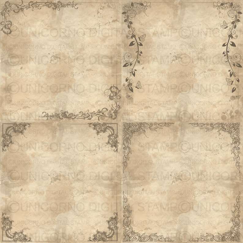 PATTERN OLD PAPER Digital Paper, Craft, Scrapbook, Scrapbooking ...