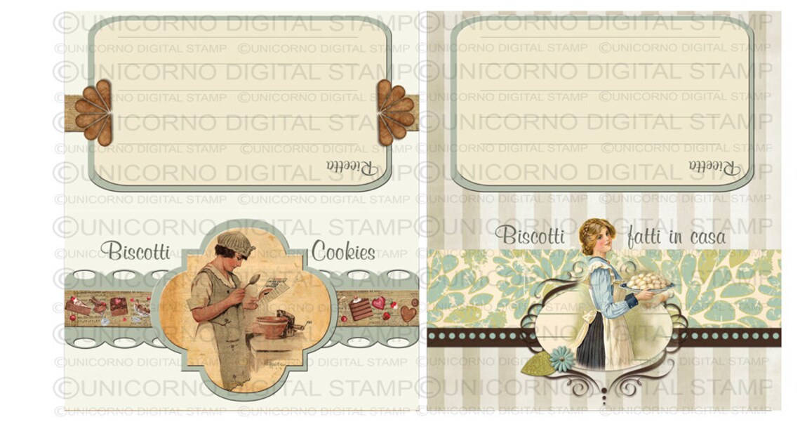 Etichette chiudipacco personalizzate buste per biscotti - Etsy Italia