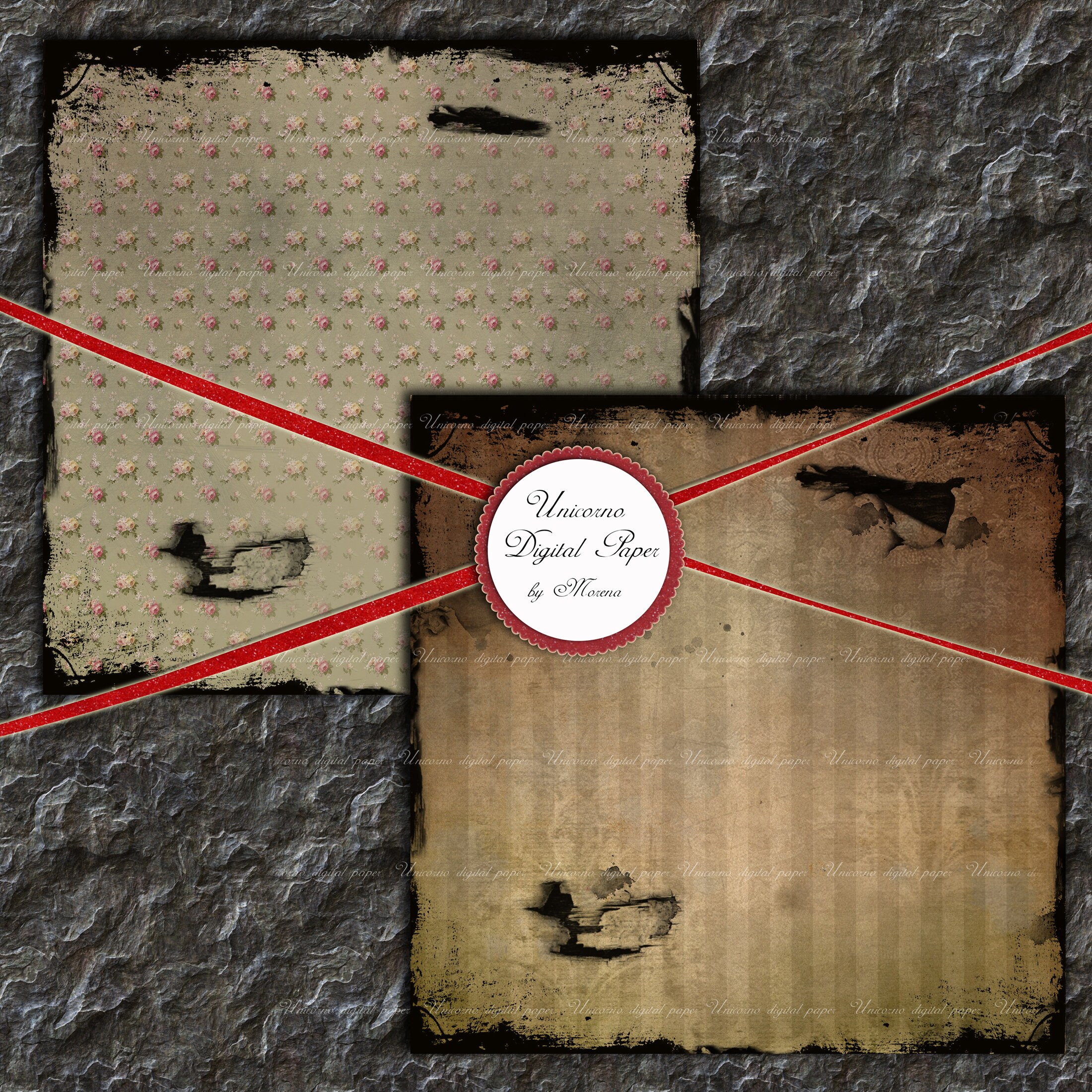 GOTHIC Grunge Paper Digital Paper Scrapbook Paper Gothic - Etsy