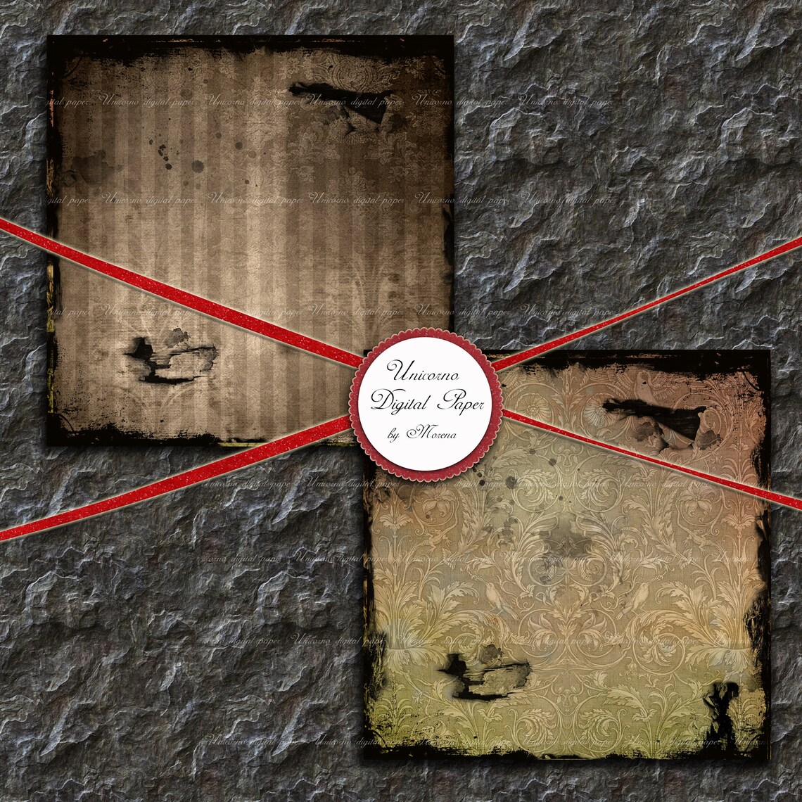 Castles and Knights Digital Paper, Scrapbook Paper, Gothic Printable - Etsy