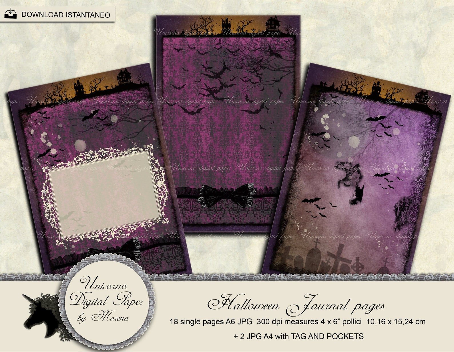 Journal Kit Creepy Journal Scrapbooking Journal Pack - Etsy