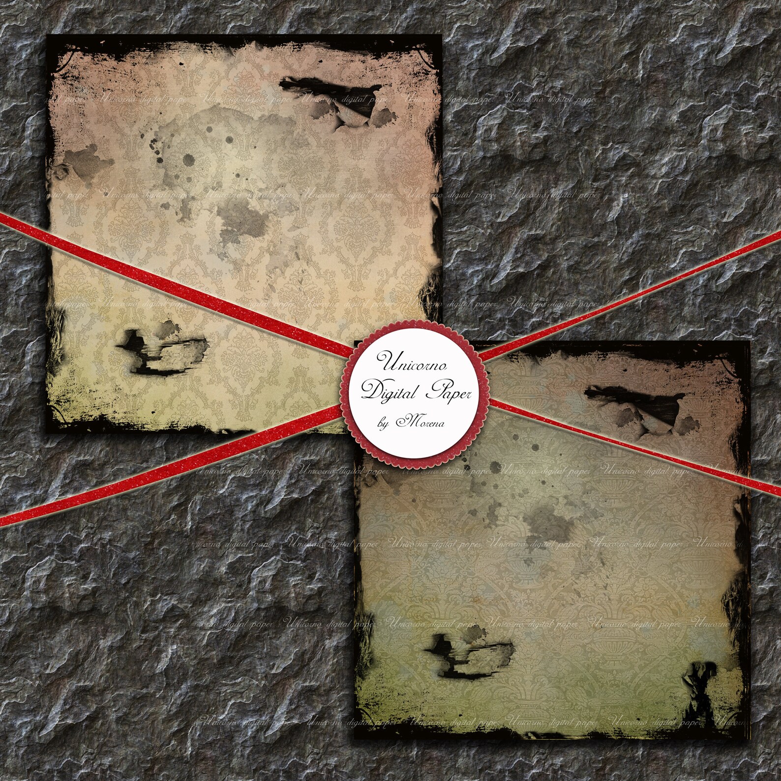 Castles and Knights Digital Paper, Scrapbook Paper, Gothic Printable - Etsy