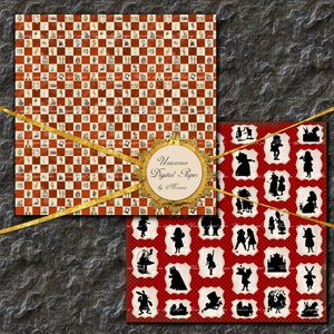 ALICE IN WONDERLAND Scrapbook, Wall Art, Kit Scrapbooking, Digital ...