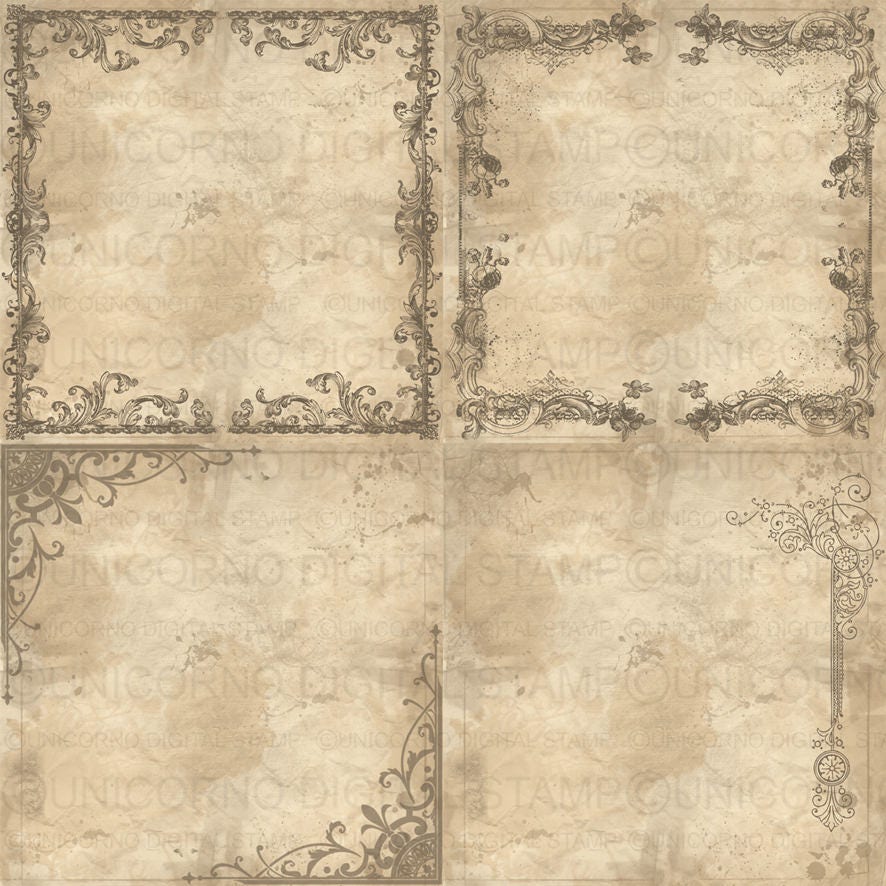 PATTERN OLD PAPER Digital Paper Craft Scrapbook - Etsy