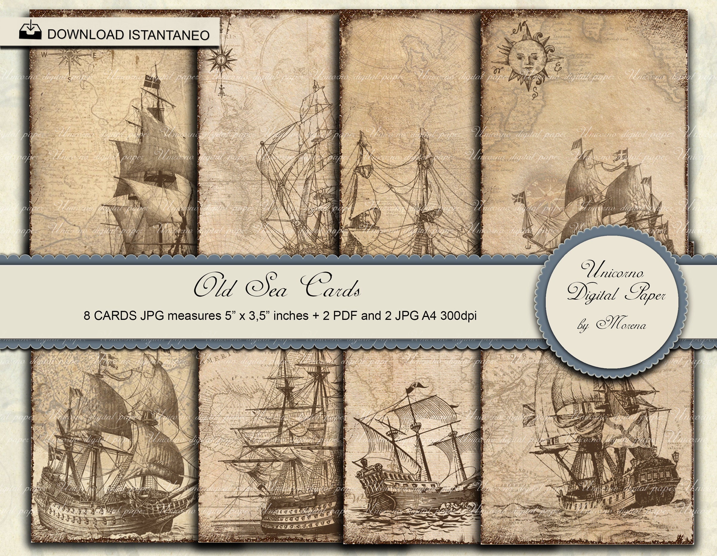 Vintage Nautical Pattern