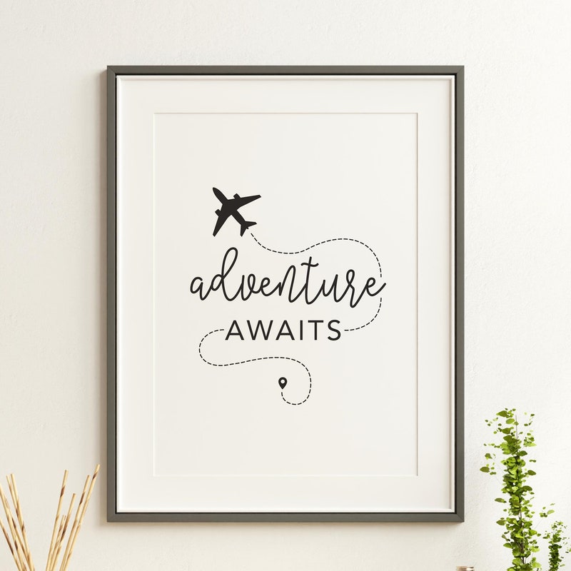 Adventure Awaits Wall Art - Etsy