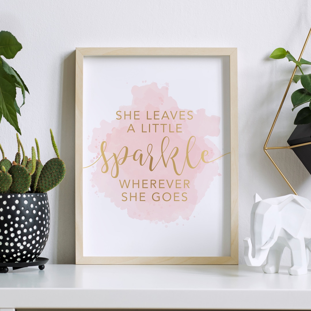 She Leaves a Little Sparkle Wherever She Goes Digital Download ...