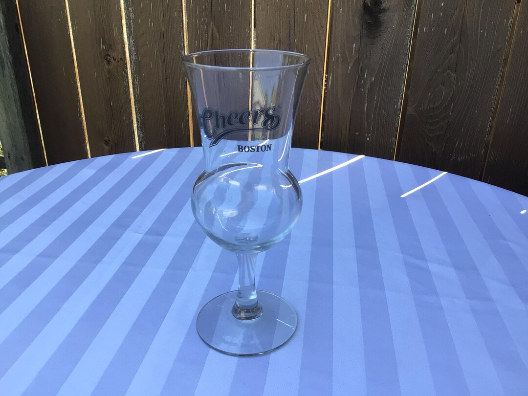 Cheers Boston Glass / Vintage Cheers Glass / 1996 Cheers Hurricane ...