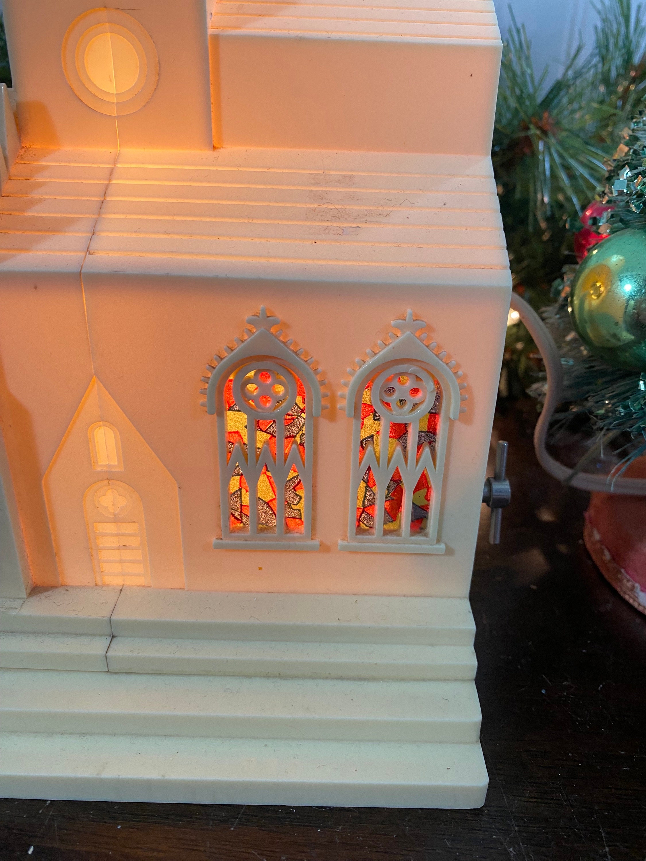 Raylite Illuminated Church silent Night Music Box - Etsy