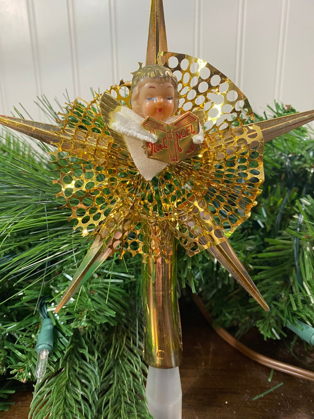 Bradford Star Angel Tree Topper MCM - Etsy