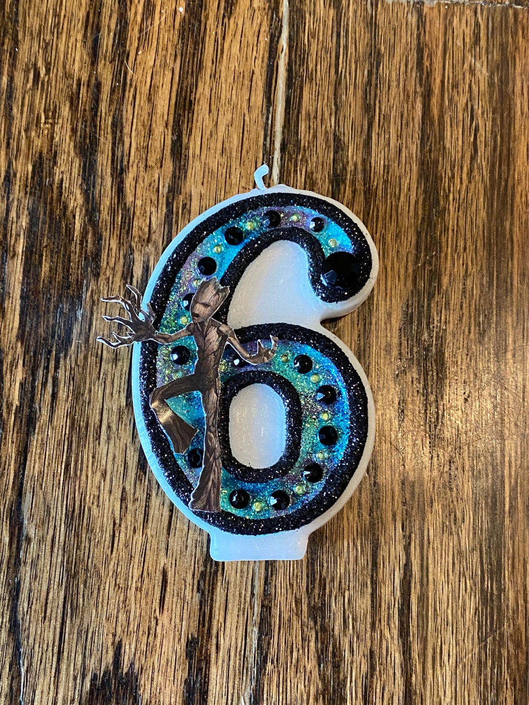 Handcrafted "guardians of the Galaxy" or ANY Themed Birthday Candles ...