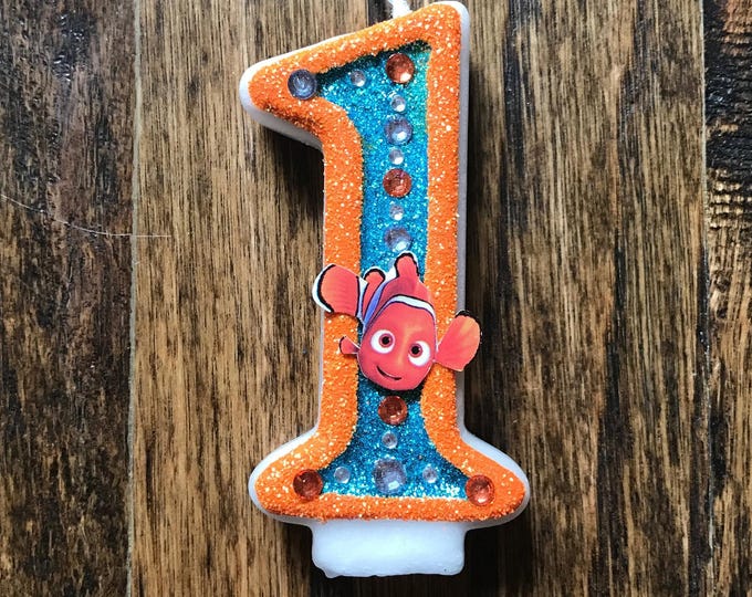 Handcrafted "finding Nemo/dory" or ANY Themed Birthday Candles ...