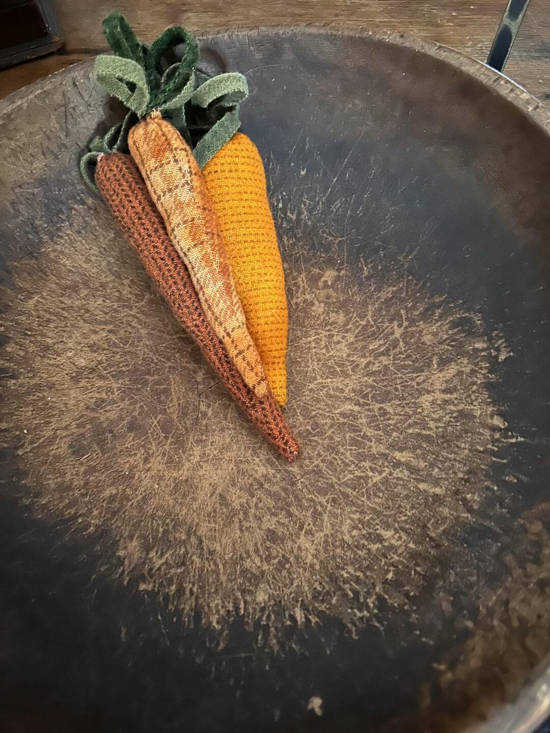 Primitive Handmade Wool Carrot Ornies/set of 3 - Etsy