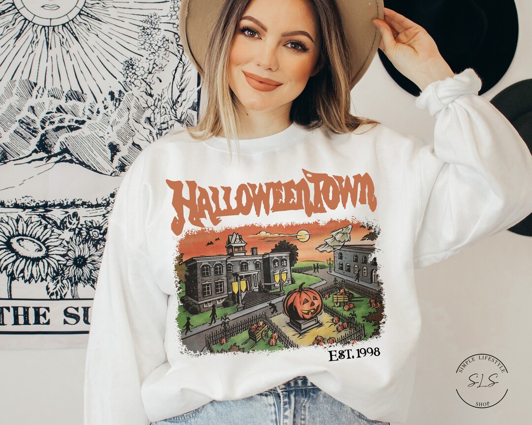 Halloweentown Sweatshirt Halloween Town Sweatshirt Fall - Etsy