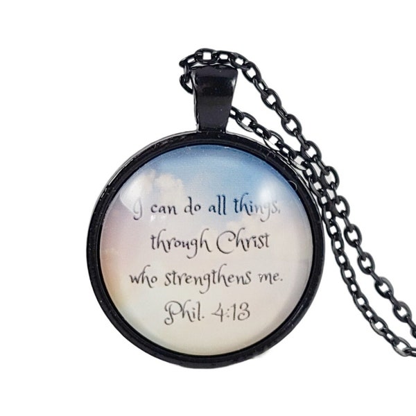 Bible Verse Pendant - Etsy
