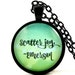 Emerson Inspirational Scatter Joy Quote, Glass Pendant Quote Necklace ...