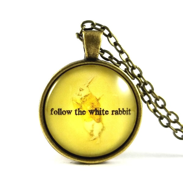 Follow the White Rabbit - Etsy
