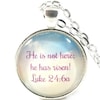 John Steinbeck Literary Quote, Timshel, Glass Pendant Necklace ...