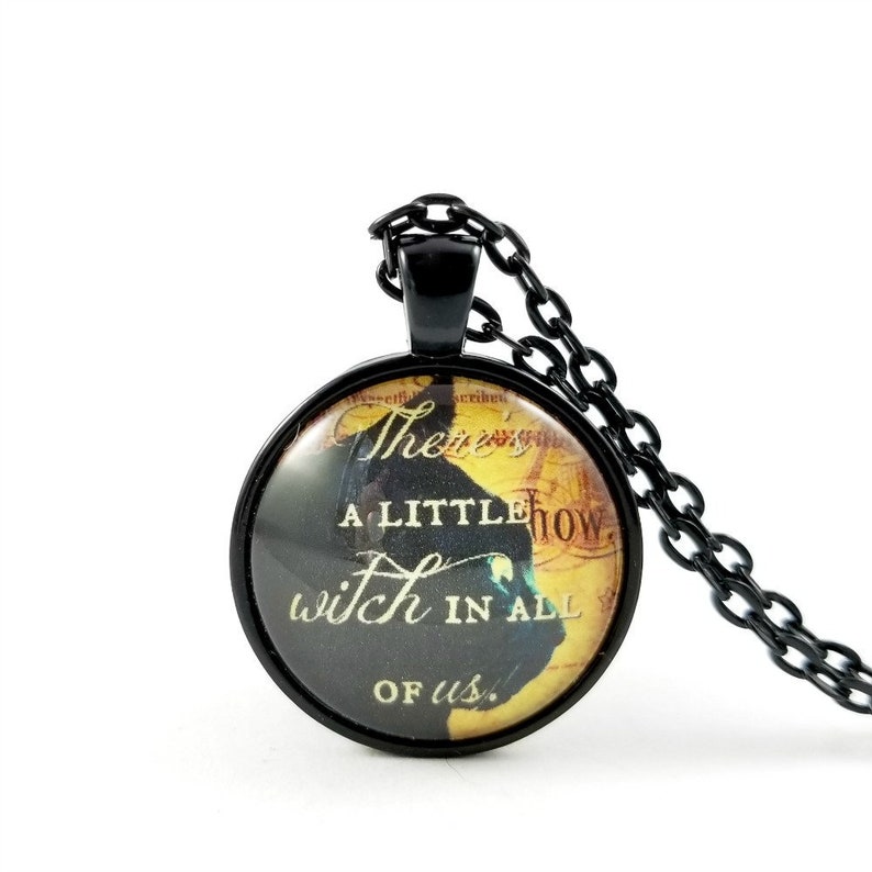 Practical Magic Witch Quote Necklace There's A Little - Etsy