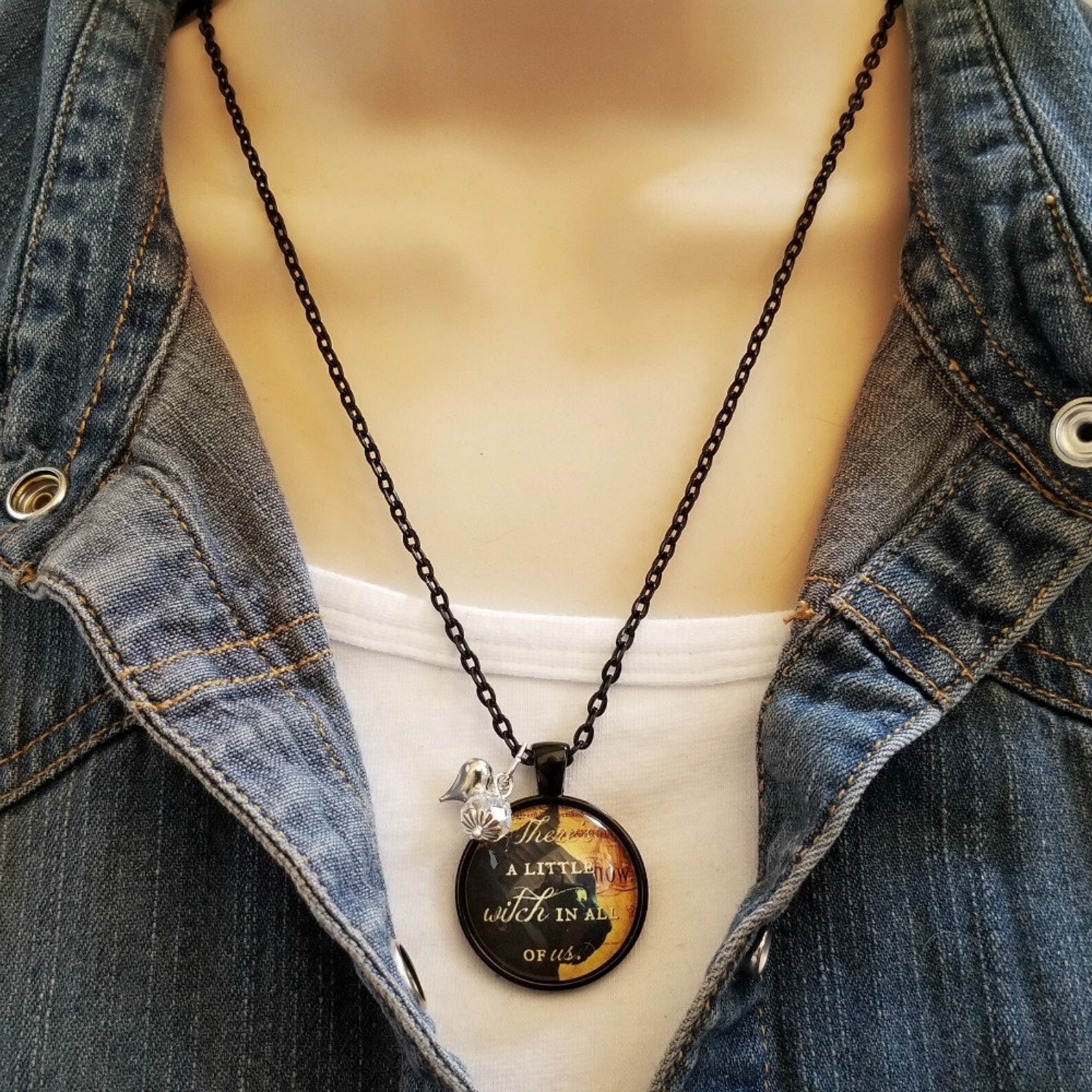 Practical Magic Witch Quote Necklace There's A Little | Etsy